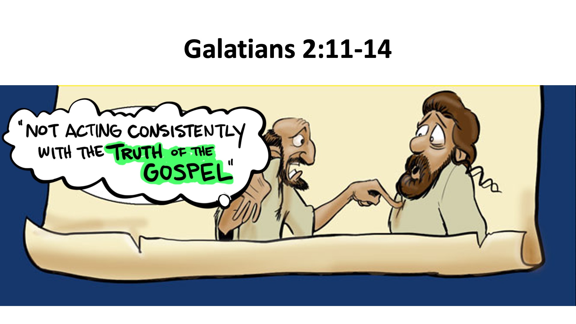 A Visual Meditation on Galatians 2:11-21 | Paul argues for ALL People ...