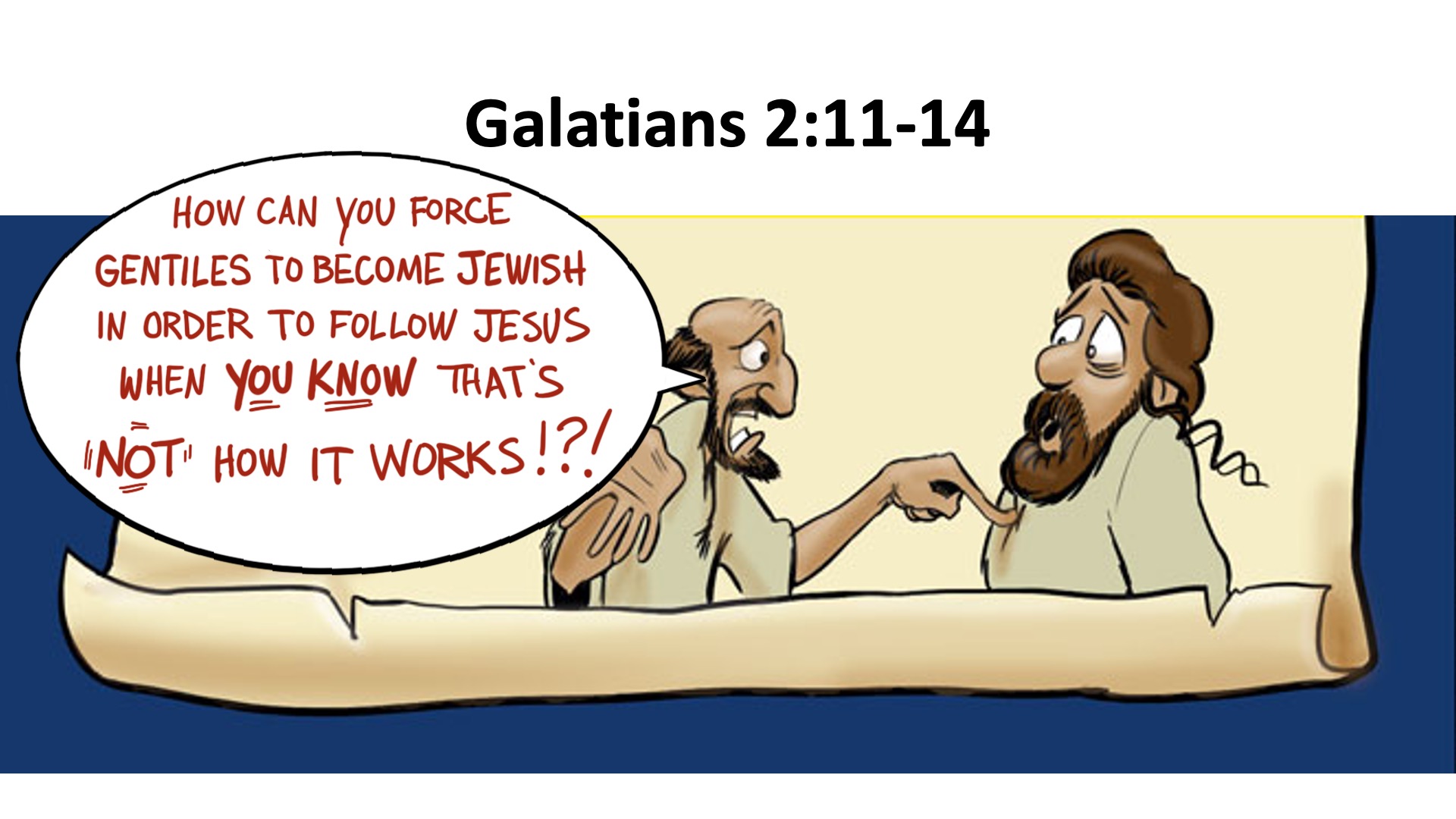 A Visual Meditation on Galatians 2:11-21 | Paul argues for ALL People ...