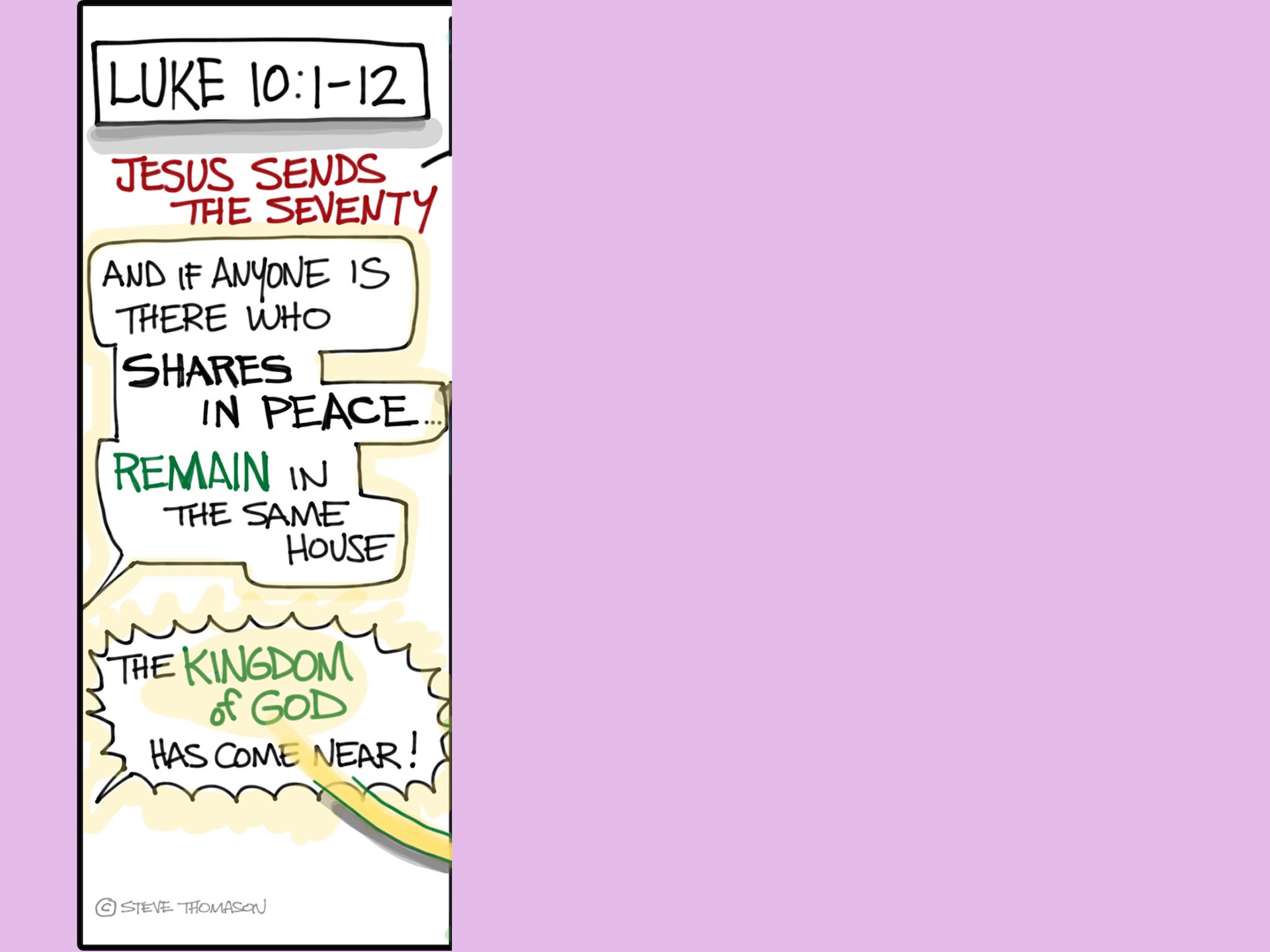 Introduction to Luke Part Three | The Travel Narratives | A Cartoonist ...